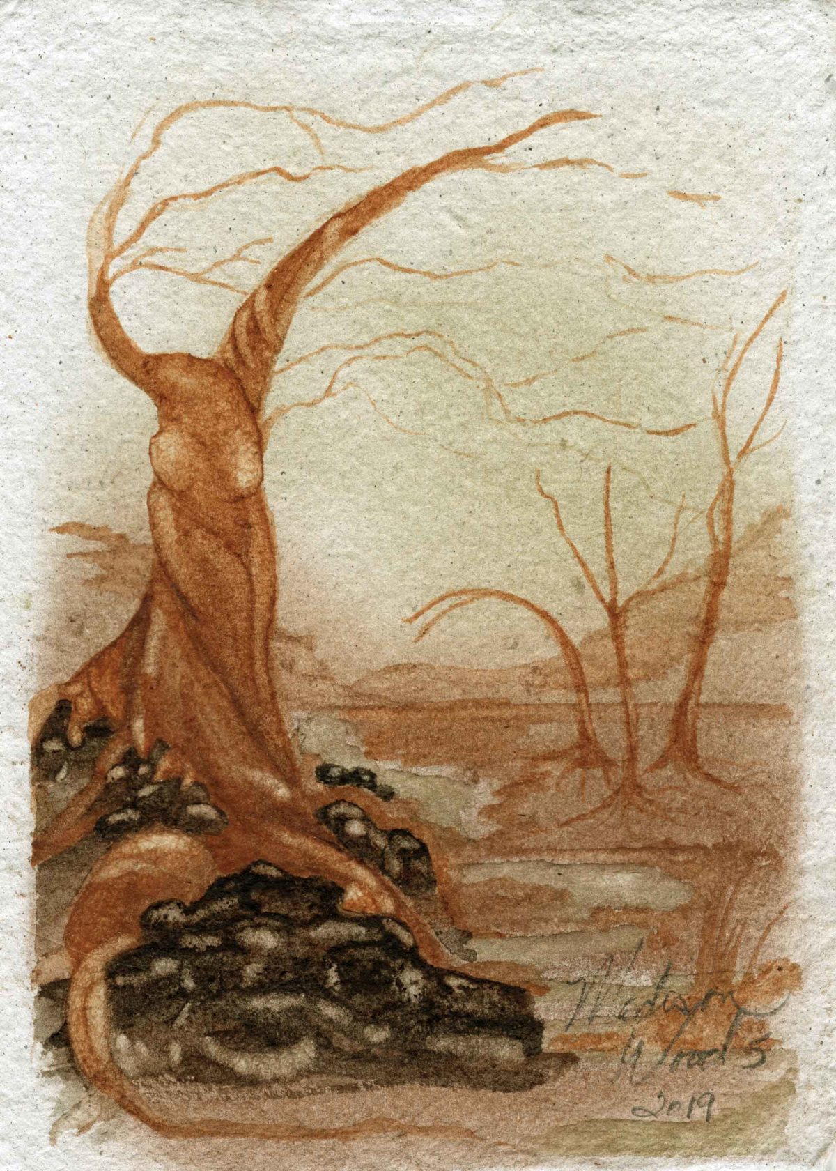 What to buy a Nature Lover? | A One-of-a-Kind Twisted Tree Painting!