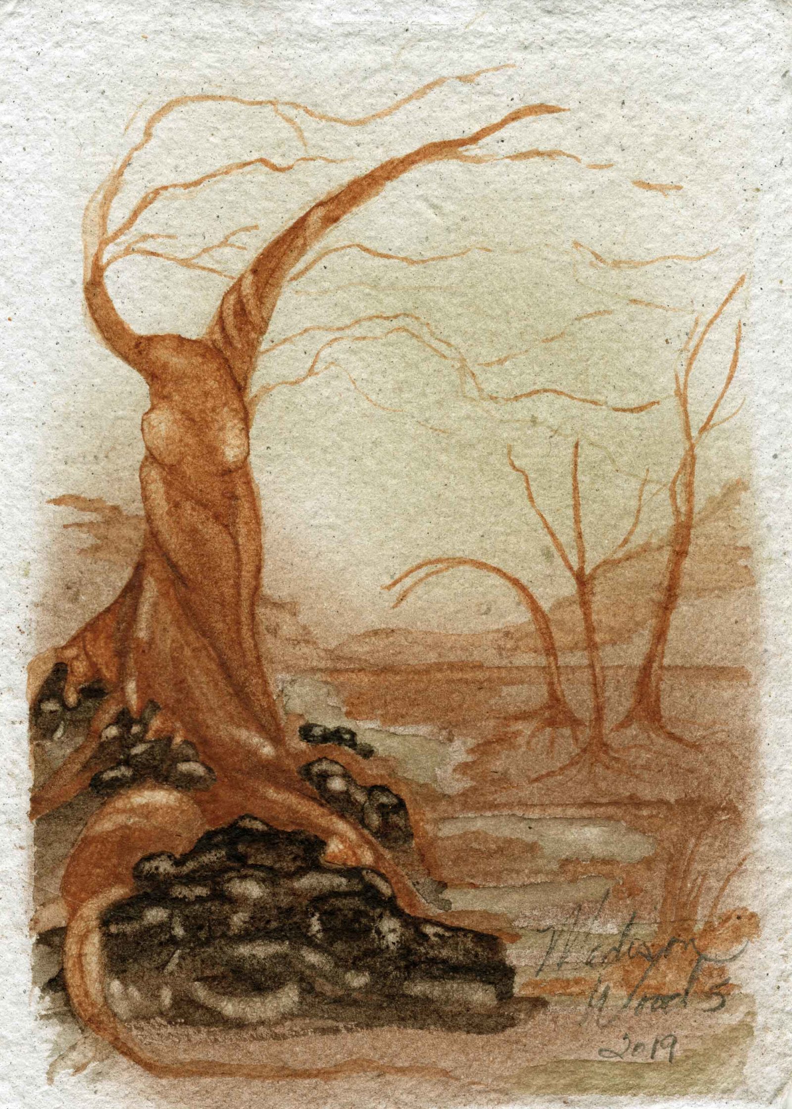 What to buy a Nature Lover? | A One-of-a-Kind Twisted Tree Painting!