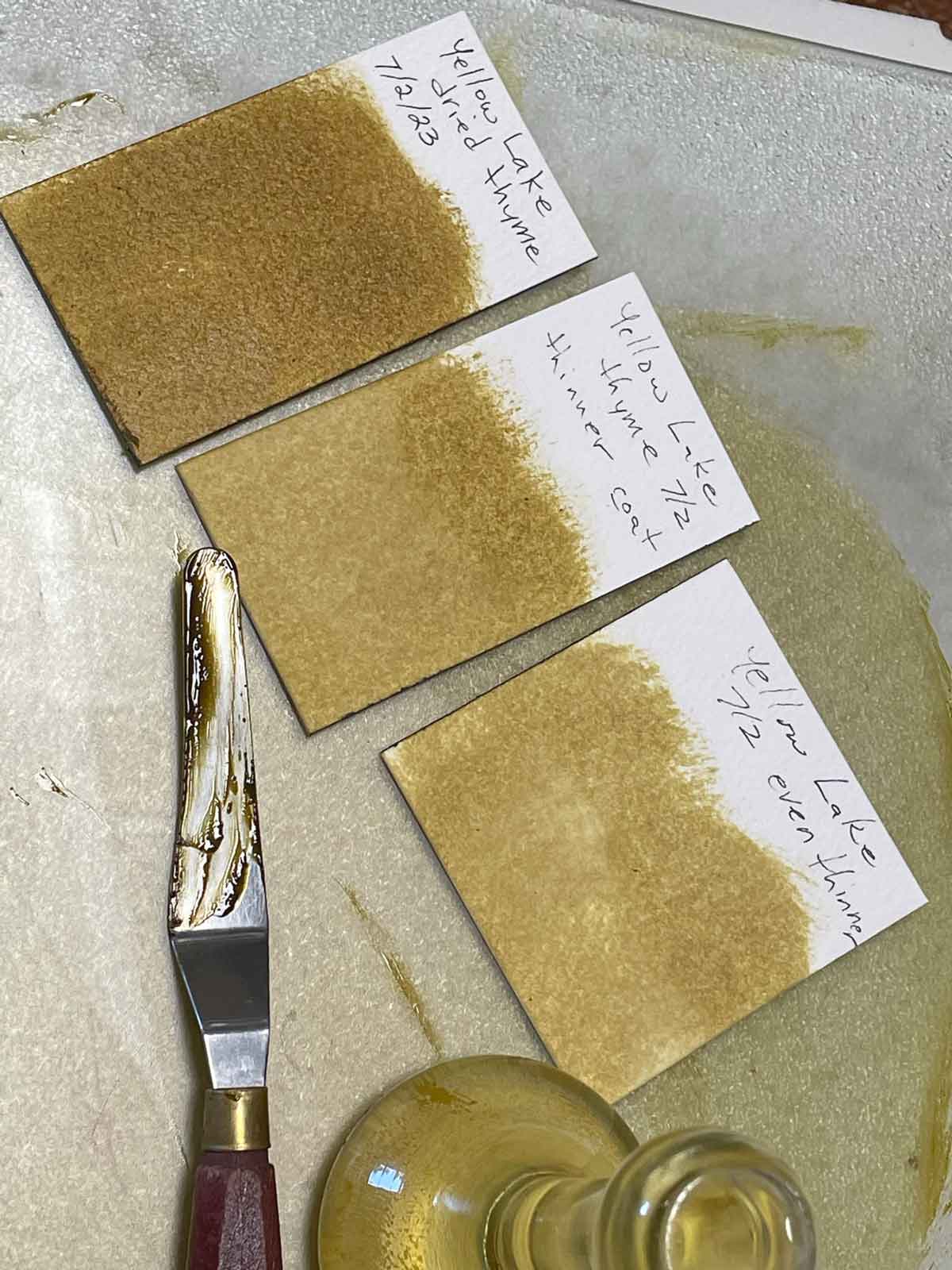 A Yellow Paint Experiment | Lake pigment from thyme | Wild Ozark™